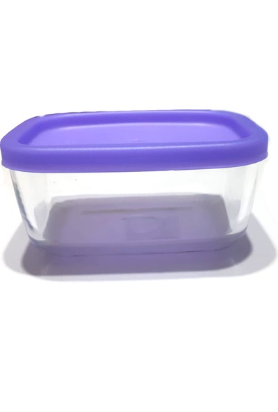 Lav Cam Saklama Kabı 405CC - Mor Kapaklı