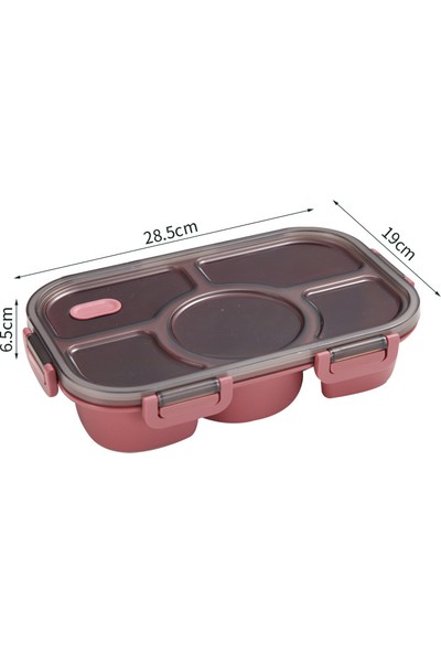 Yetişkin Taşınabilir Bölmeli Yemek Kabı