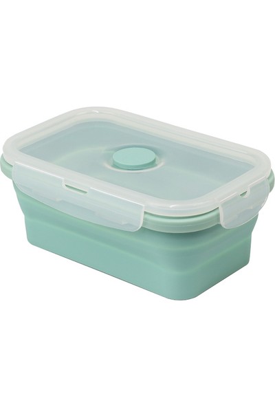Silikon Katlanır Öğle Yemeği Kutusu Silikon Katlanır Öğle Yemeği Kutusu