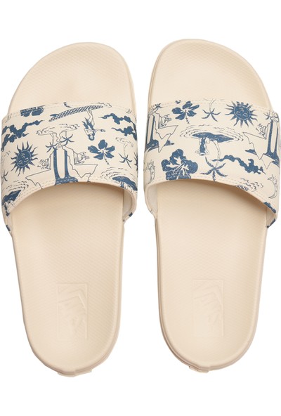 Vans VN0A5HFEAXV1 Vans Wm La Costa Slide-On Kadın Spor Ayakkabı Krem