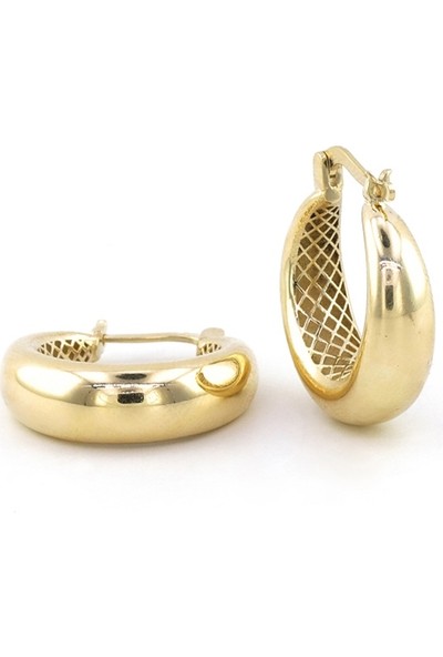 Altınkaynak 14 Ayar Halka Altın Küpe