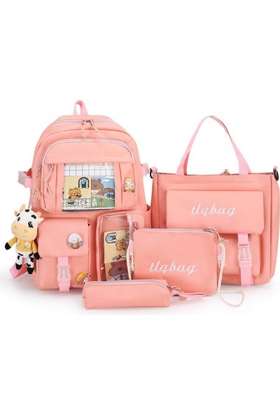 Lyle 4'lü Büyük Kapasiteli Okul Çantası Seti (Yurt Dışından)