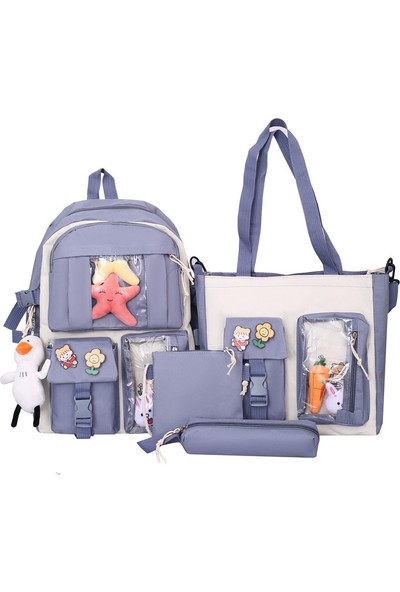 Lyle 4'lü Büyük Kapasiteli Okul Çantası Seti (Yurt Dışından)