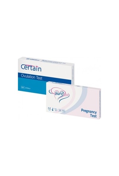 Certaın Ovulasyon Testi 14 Adet+3 Adet Surelab Gebe-Lik Testi Certaın Ovulasyon Testi 14 Adet+3 Adet Surelab Gebe-Lik Testi