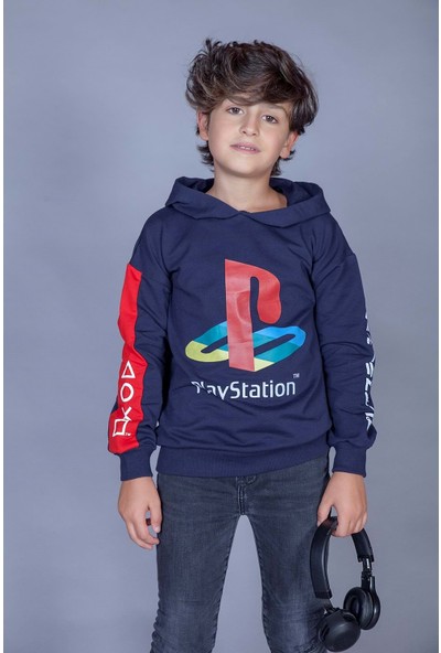 Toontoy Kids Toontoy Erkek Çocuk Playstation Baskılı Sweatshirt Toontoy Kids Toontoy Erkek Çocuk Playstation Baskılı Sweatshirt