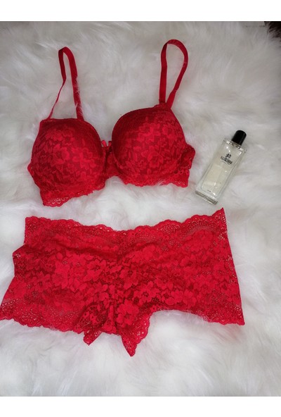 Oktay Collection Bralet Takım Kırmızı