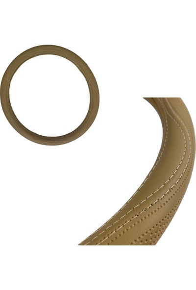 Strongart Direksiyon Kılıfı 38 cm Bej / DIKI367-BJ