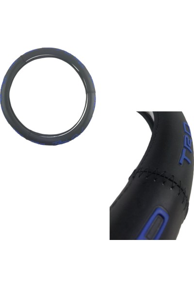 Strongart Direksiyon Kılıfı 38 cm Trd Siyah/mavi / DIKI363-SM