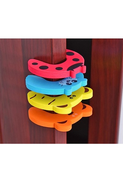 Strongart Çocuk Koruyucu Kapı Stoperi 4 Lü Set