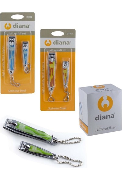 Strongart Diana 2 Li Renkli Vakumlu Tırnak Makası