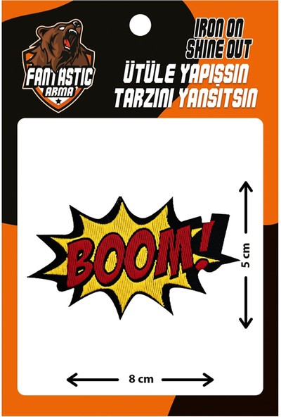 Fantastıc Ütü ile Yapışan Dokuma Patch Arma Yama Fantastıc Ütü ile Yapışan Dokuma Patch Arma Yama