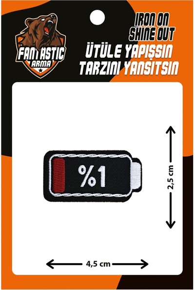 Fantastıc Ütü ile Yapışan Dokuma Patch Arma Yama Fantastıc Ütü ile Yapışan Dokuma Patch Arma Yama