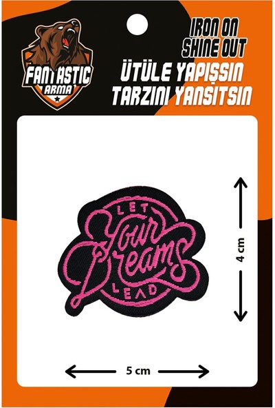 Fantastıc Ütü ile Yapışan Dokuma Patch Arma Yama Fantastıc Ütü ile Yapışan Dokuma Patch Arma Yama