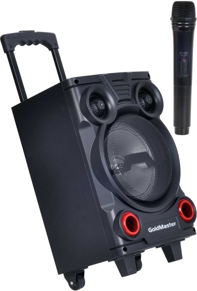 Goldmaster Portatif Şarjlı USB - Bluetooth - Telsiz Mikrofonlu Ses Sistemi ENJOY-105 Goldmaster Portatif Şarjlı USB - Bluetooth - Telsiz Mikrofonlu Ses Sistemi ENJOY-105