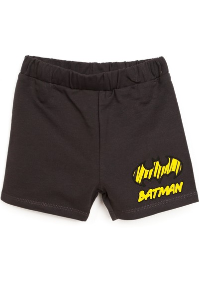 DC Comics Maceraya Devam Batman Erkek Bebek Lisanslı Şort DC Comics Maceraya Devam Batman Erkek Bebek Lisanslı Şort