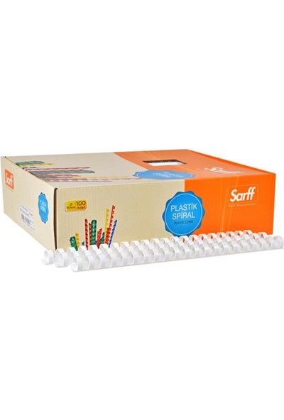 16MM.BEYAZ Delux Plastik Spiral Kutu (100ADET) 16MM.BEYAZ Delux Plastik Spiral Kutu (100ADET)