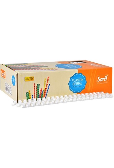 12MM.BEYAZ Delux Plastik Spiral Kutu (100ADET) 12MM.BEYAZ Delux Plastik Spiral Kutu (100ADET)