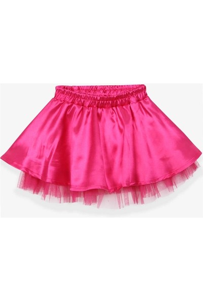 Breeze Kız Çocuk Etek Tüllü Fuşya Mood (5-10 Yaş)