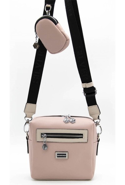 Silver & Polo Silver Polo Pudra Tek Bölmeli Kadın Çapraz Çanta SP1038