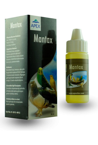 Bs İthalat Mantax Kuş Mantar Ilacı 30 ml Bs İthalat Mantax Kuş Mantar Ilacı 30 ml