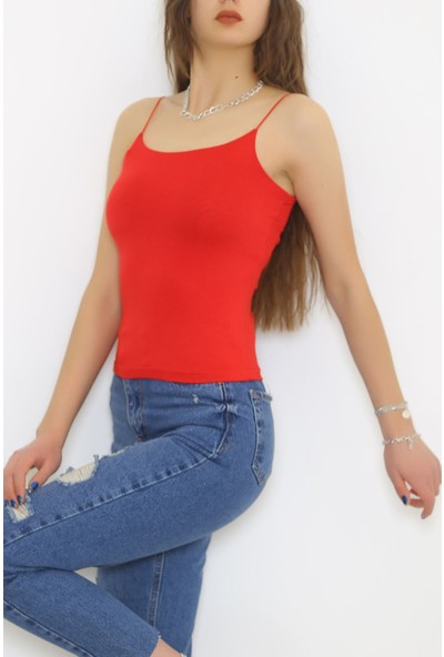 Ip Askılı Atlet Kırmızı