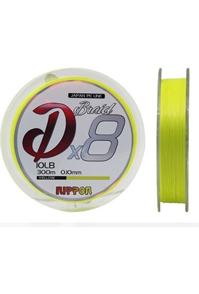Nippon Japan Dx8 300 mt Ip Misina 8x Yellow Nippon Japan Dx8 300 mt Ip Misina 8x Yellow