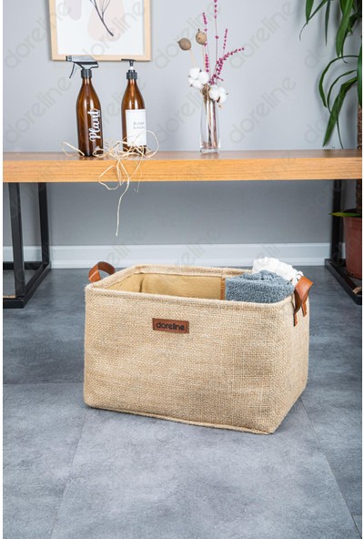 Doreline Doretex Mega Elite Dikdörtgen Jüt Sepet 36X27X22 Doreline Doretex Mega Elite Dikdörtgen Jüt Sepet 36X27X22