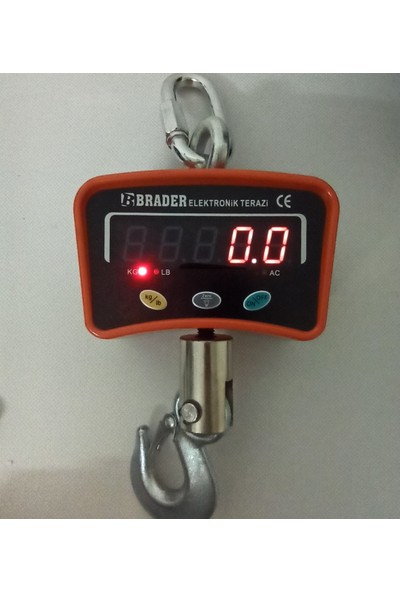 Brader 1 Ton Büyük Ekran Vinç Terazi-Calaskar Baskül Brader 1 Ton Büyük Ekran Vinç Terazi-Calaskar Baskül