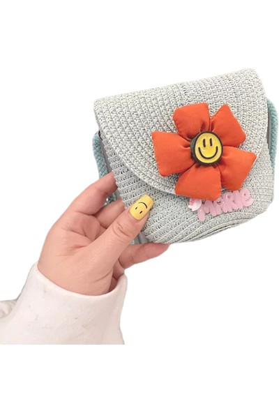 Pinellia Flowers Sevimli Mini Hasır Çanta (Yurt Dışından) Pinellia Flowers Sevimli Mini Hasır Çanta (Yurt Dışından)