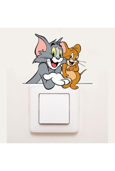 Piksel Grafik Tom ve Jerry Priz Sticker Piksel Grafik Tom ve Jerry Priz Sticker
