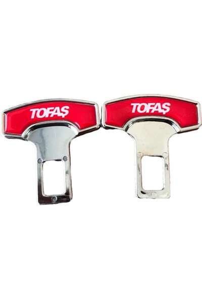 Space Oto Kemer Tokası Tofaş Logolu 2 Adet