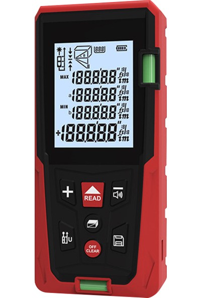 KKmoon 2.0-Inç LCD Dijital Lazer Mesafe Ölçer Çapı Taşınabilir (Yurt Dışından)