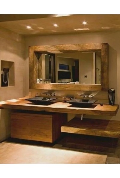 Ahşap Gemisi Fling Banyo Dolabı