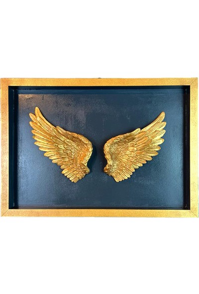 Dedo Dekoratif Obje Melek Kanadı Duvar Panosu