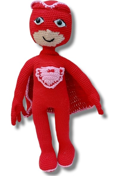 ByGaga Amigurumi Organik Örgü Oyuncak Baykuş Kız