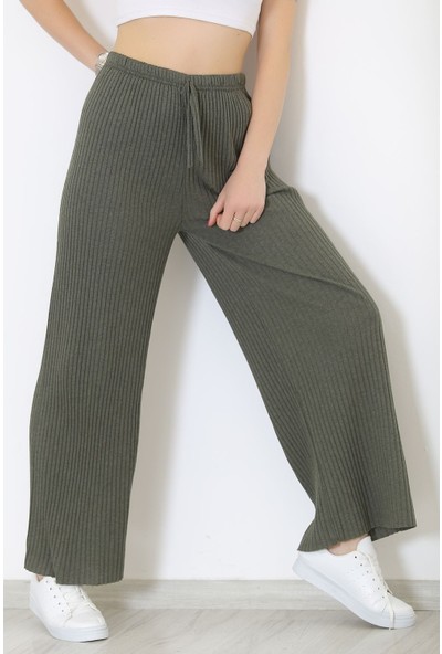 Fashion's Fitilli Bol Paça Kumaş Pantolon