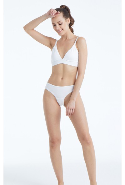 Blackspade Kadın Slip Külot 1563 - Beyaz Blackspade Kadın Slip Külot 1563 - Beyaz