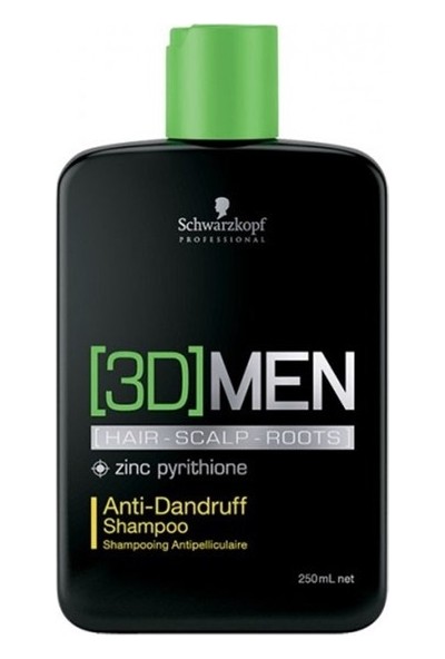 Schwarzkopf Professional 3D Men Kepekli Saçlar Için Kepek Karşıtı Şampuan 250 ml Schwarzkopf Professional 3D Men Kepekli Saçlar Için Kepek Karşıtı Şampuan 250 ml