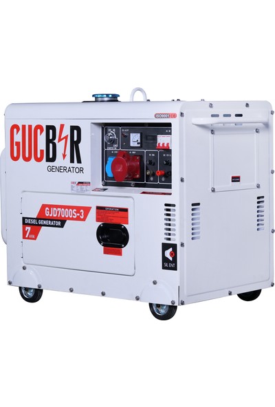 Güçbir Gjb 7000S-3 7 Kva Kabinli Dizel Jeneratör (Marşlı + Trifaze) Güçbir Gjb 7000S-3 7 Kva Kabinli Dizel Jeneratör (Marşlı + Trifaze)