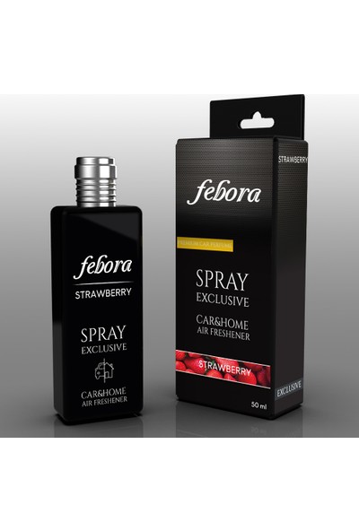 Febora Çilek Kokulu Oto Parfümü 50ML