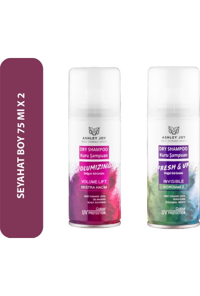 Ashley Joy Kuru Şampuan Seti 75ML Ashley Joy Kuru Şampuan Seti 75ML