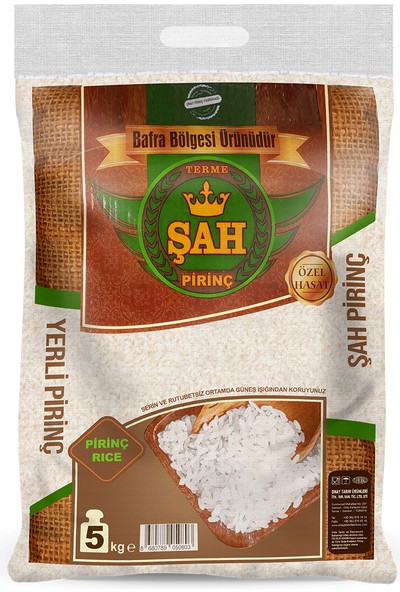Şah Yerli Jumbo Bafra Pirinci 5 kg