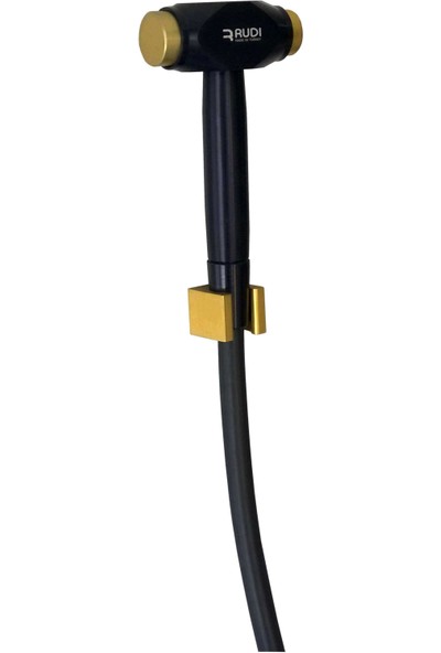 Rudi Gold Siyah Şattaf Taharetmatik Wc Musluk Seti Rudi Gold Siyah Şattaf Taharetmatik Wc Musluk Seti