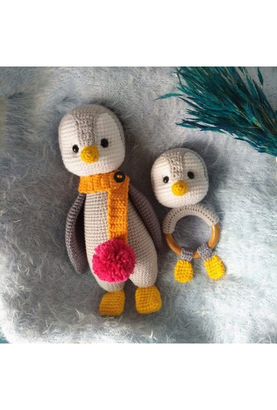 Amigurumi Penguen Ikili Set