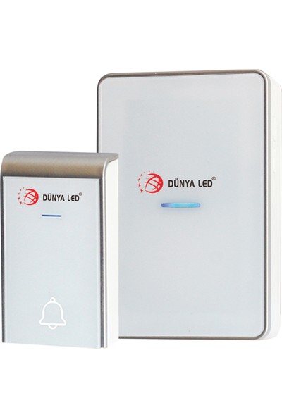Dünya Led HS.2302 Uzaktan Kumandalı Kapı Zili 150 Metreye Kadar Algılama Mesafesi 36 Farklı Zil Melodisi Dünya Led HS.2302 Uzaktan Kumandalı Kapı Zili 150 Metreye Kadar Algılama Mesafesi 36 Farklı Zil Melodisi