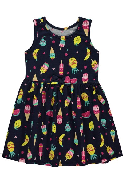 Civil Girls Kız Çocuk Elbise 2-5 Yaş Lacivert Civil Girls Kız Çocuk Elbise 2-5 Yaş Lacivert