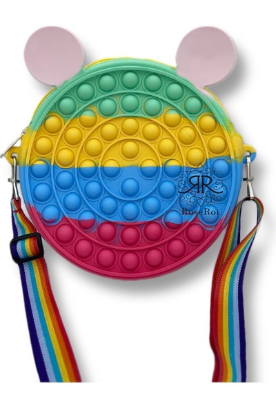 Pop It Push Bubble Fidget Kulaklı Popit Çanta Pop It Push Bubble Fidget Kulaklı Popit Çanta