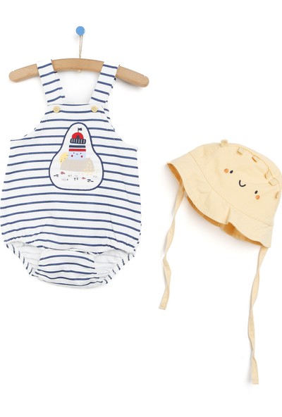 Cassiope Sunset Şort Salopet-Şapka Set Cassiope Sunset Şort Salopet-Şapka Set