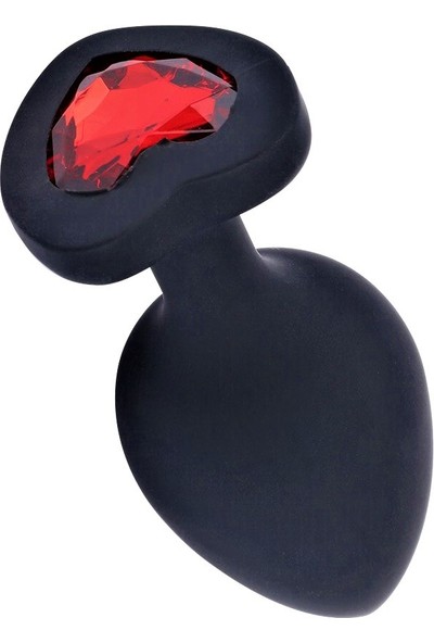 Joytoy Kalp Şekilli Siyah Silikon Anal Tıpa Medium Orta Boy Anal Vajinal Dildo Plug Joytoy Kalp Şekilli Siyah Silikon Anal Tıpa Medium Orta Boy Anal Vajinal Dildo Plug