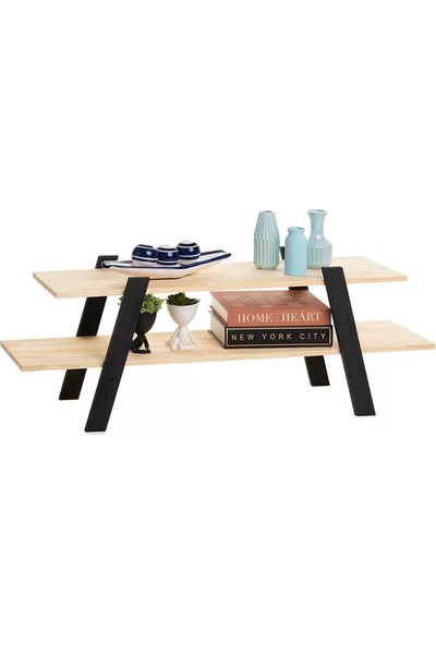 Brady Mobilya Zare Ahşap Orta Sehpa-Meşe Brady Mobilya Zare Ahşap Orta Sehpa-Meşe